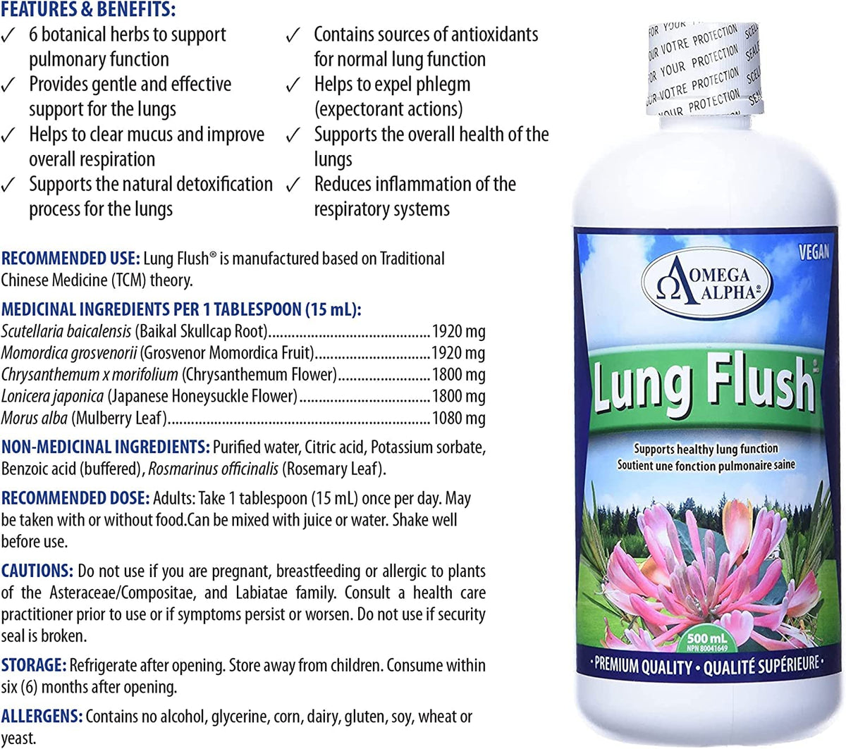 Lung Flush 500ml – HaitianGoodies